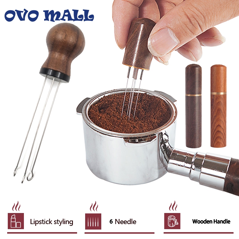 Espresso Powder Stirrer Stainless Steel Coffee Distributor Leveler Cafe ...