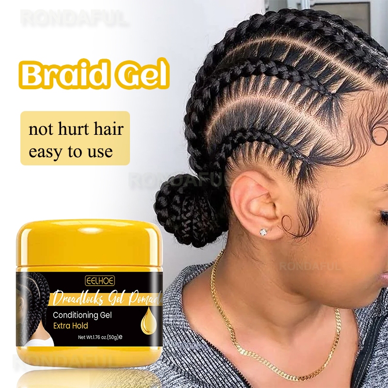Braid Gel Natural Fast Drying Hair Pomade Hold Strong Hold Hair Like ...