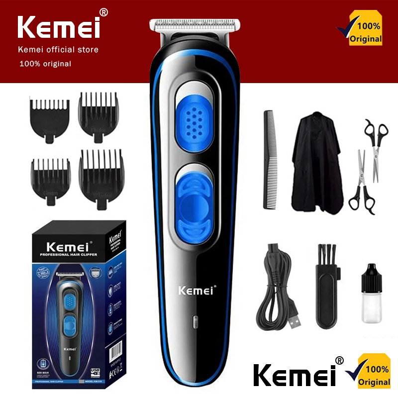 Kemei Professional Cordless Trimmer Men Hair Clippers Electric Barber ...