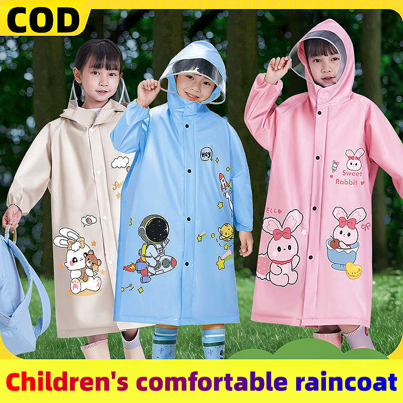 Children's raincoat waterproof cute girl raincoat boy raincoat outdoor ...