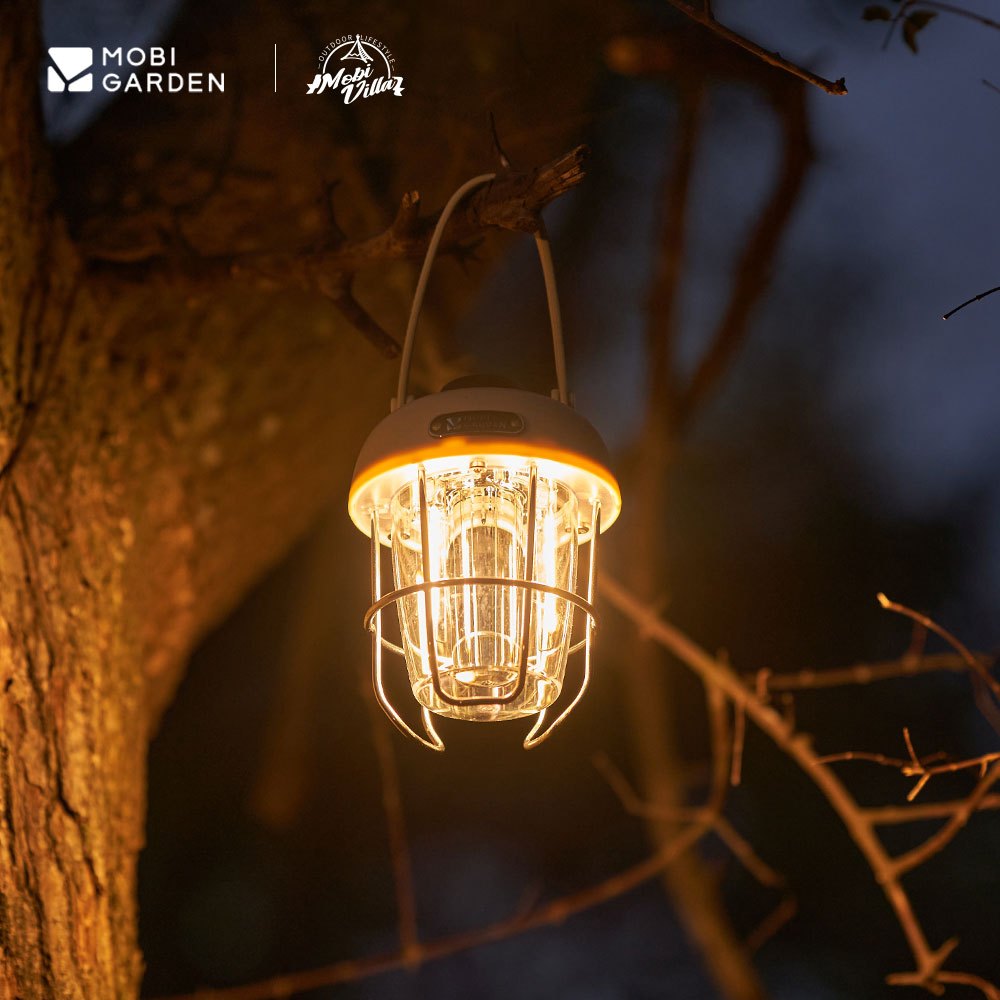 MOBI GARDEN Camping Hanging Lamp Lantern LED Lighting Table Lamp ...
