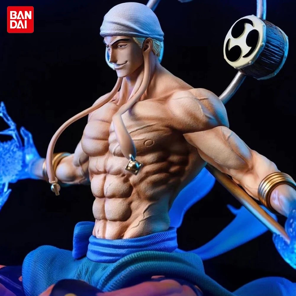 One Piece Figures Enel Action Figure Double Head Statue Anime PVC ...