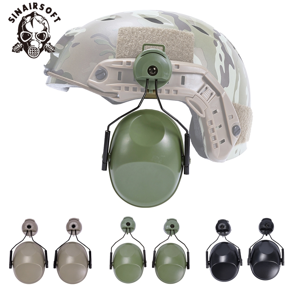 SINAIRSOFT Tactical Stand style Pickup and Noise Reduction Earmuffs ...
