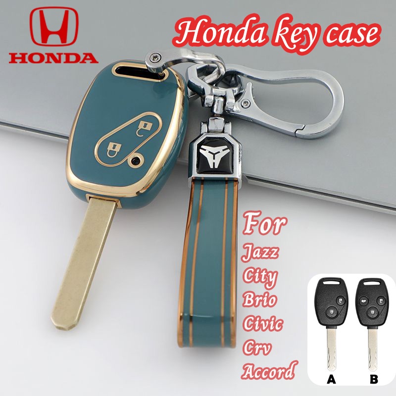 Honda 2buttons 3buttons car key case for Jazz/City/Brio/Civic/Crv ...