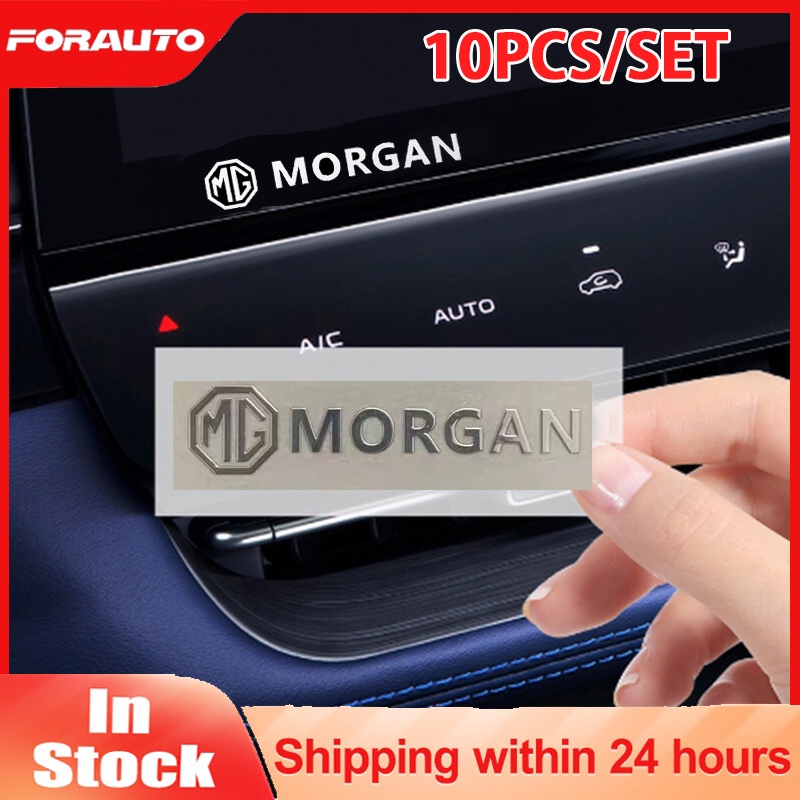 [Ready Stock]10pcs/set MG Car Logo Metal Sticker 3D Creative Decoration ...