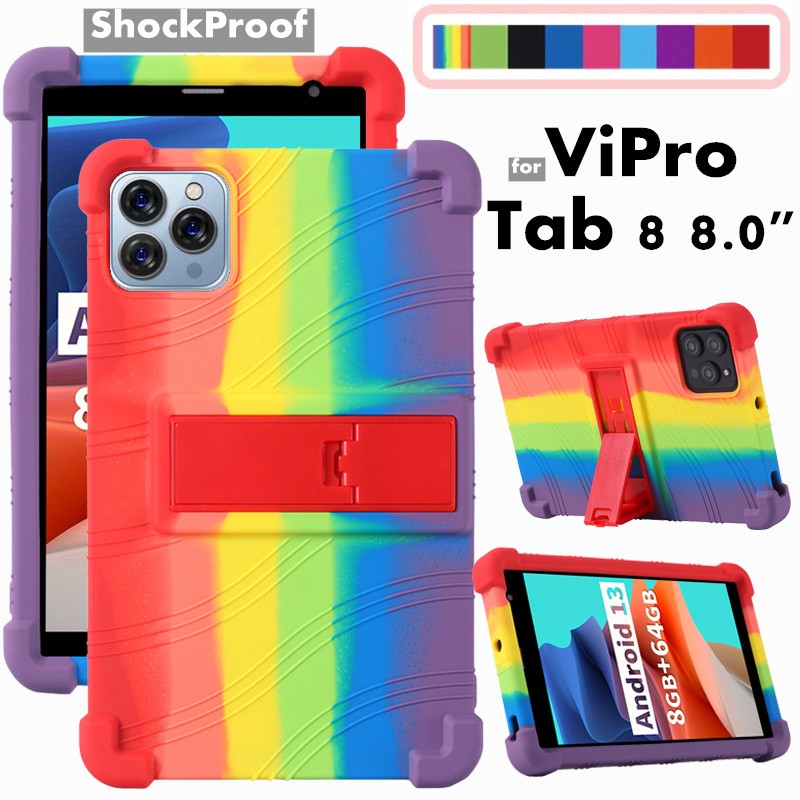 for Vipro Android Tab 8 4gb+64gb 8.0 Inch Tablet Case Super Shockproof ...