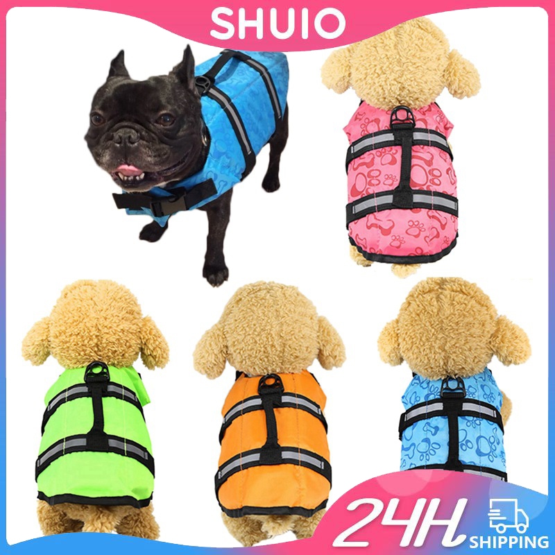 SHUIO Dog Life Jacket Vests Outdoor Pet Dog Cloth Float Puppy Rescue ...