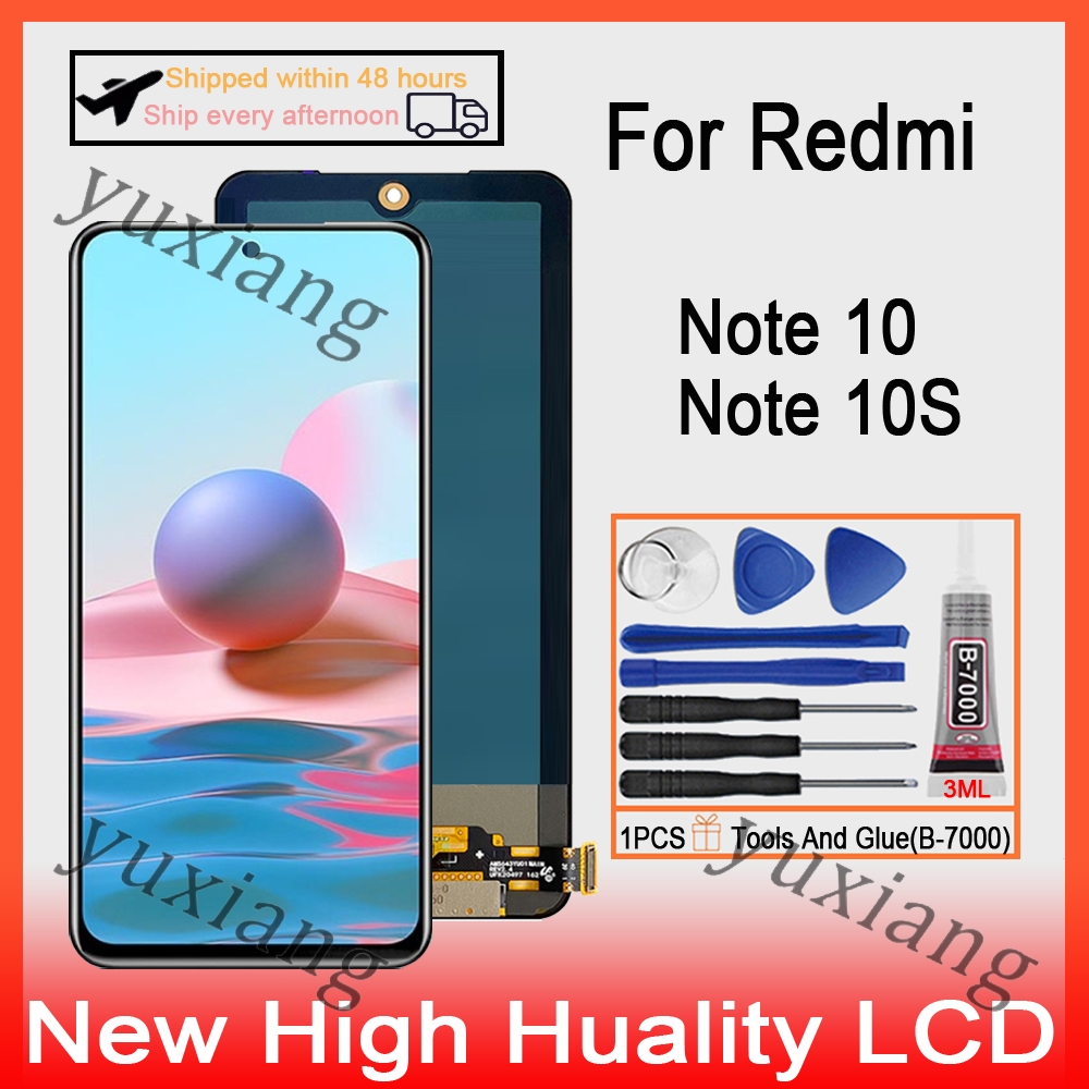 AMOLED TFT For Redmi Note 10 4G Note 10s LCD Display Touch Screen Replacement | Shopee Philippines
