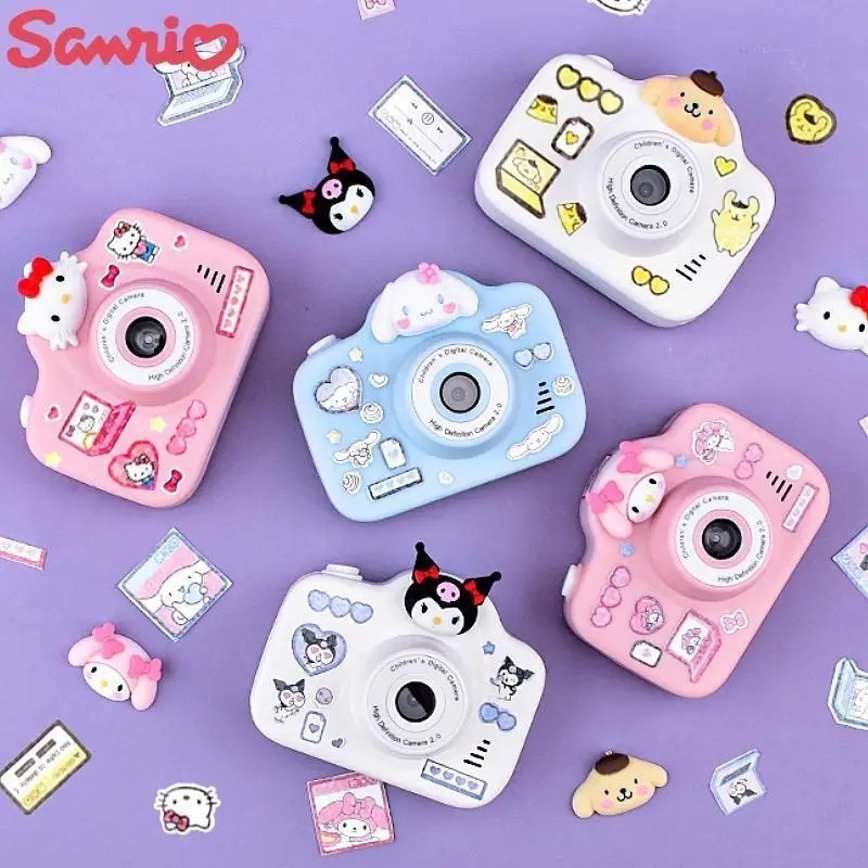 Sanrio Mini Digital Camera Cartoon Cinnamoroll Melody Kitty Kids Camera ...