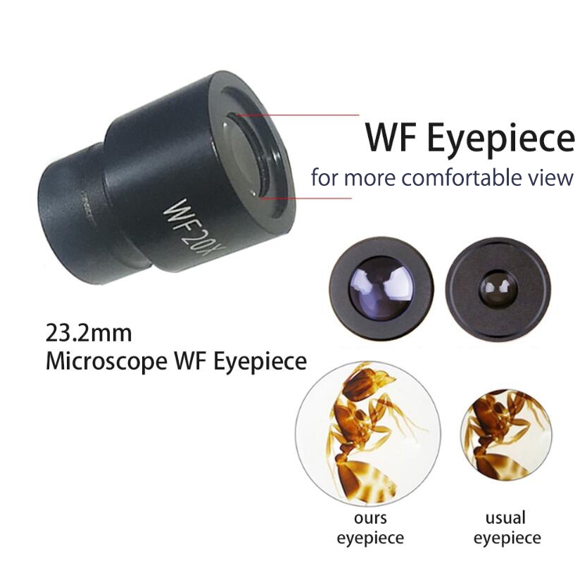 microscope eyepiece WF 20X lens 23.2mm interface | Shopee Philippines