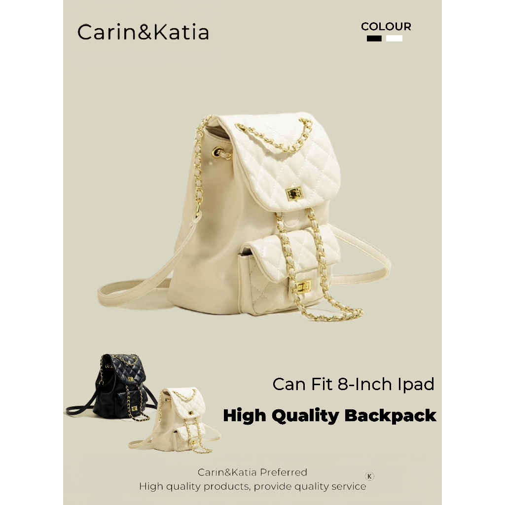 Carin&Katia Large capacity women's fashionable backpack 2024 new ...