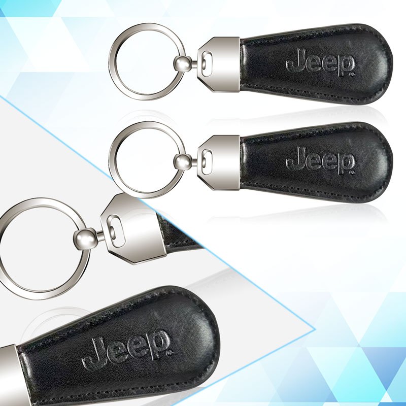 Suede Fashion Leather Metal Keychain Car Styling For Jeep Renegade ...