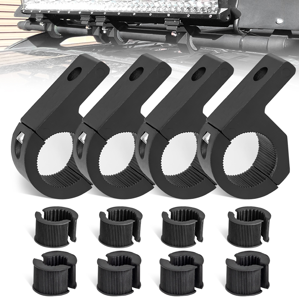 4Pcs Auto/Motorcycle CNC Headlight Spot Light Bracket Spotlight ...