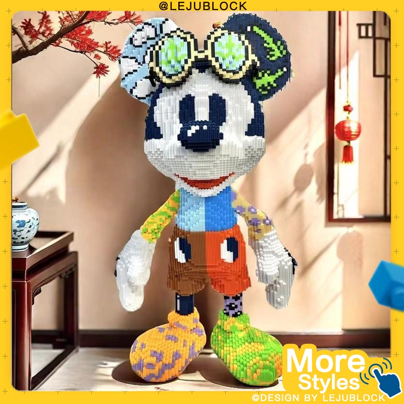 【LEJUBLOCK】mickey mouse building blocks minnie nano block linabell ...