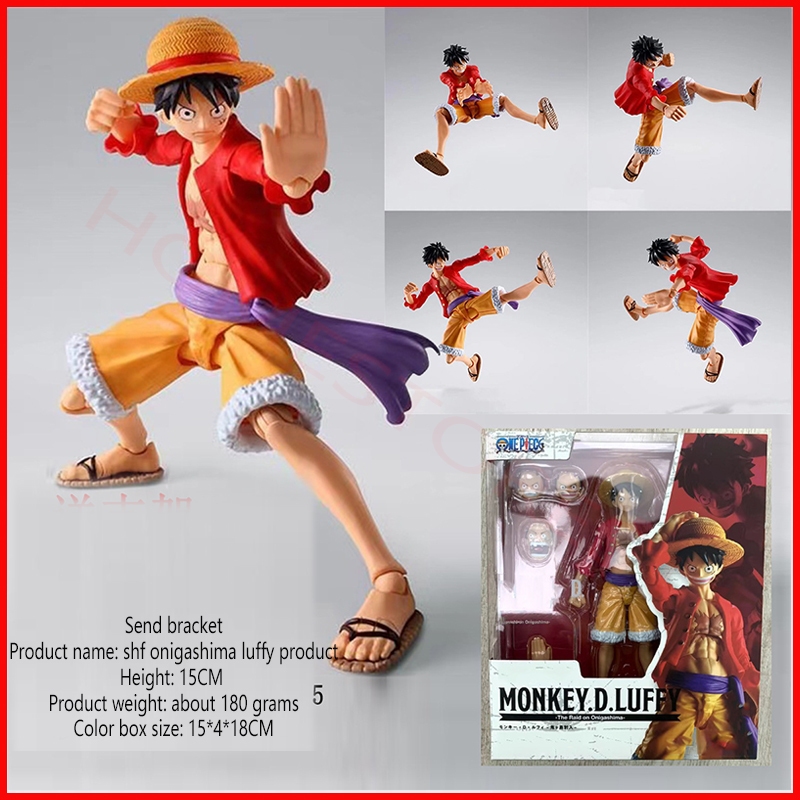 JR Gift ONE PIECE S.H. Figuart SHF Monkey D. Luffy Action Figure Anime ...