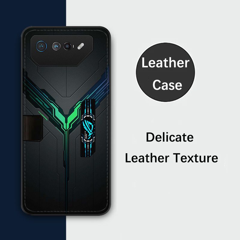 Case For Asus ROG 7 Shockproof Vegan Leather Back Cover For Asus ROG 6 ...