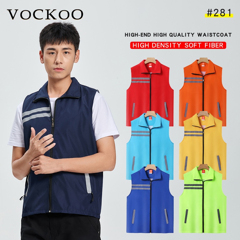 Vockoo#Reflective Safety Vest Outdoor Activities Advertising Club Vest ...