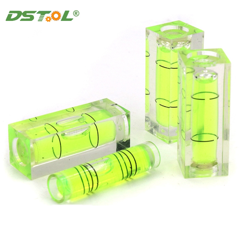 Mini Square /Cylindrical Bubble Level Protractor Horizontal Bubble Bead ...