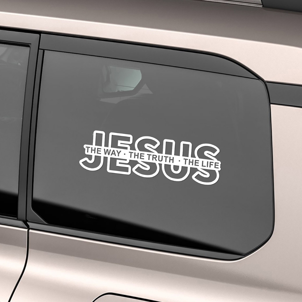 Jesus Car Sticker Personalized Fashion Car Mirror Window Stickers ...