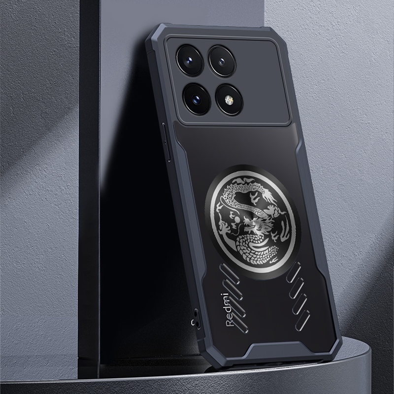 Dragon Totem Graphene Cooling Transparent Phone Case for Xiaomi POCO X6 ...