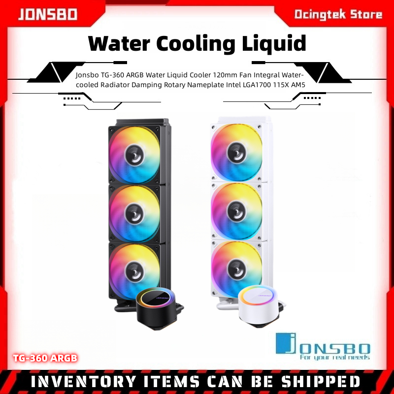 Jonsbo TG-360 ARGB Water Liquid Cooler 120mm Fan Integral Water-cooled ...