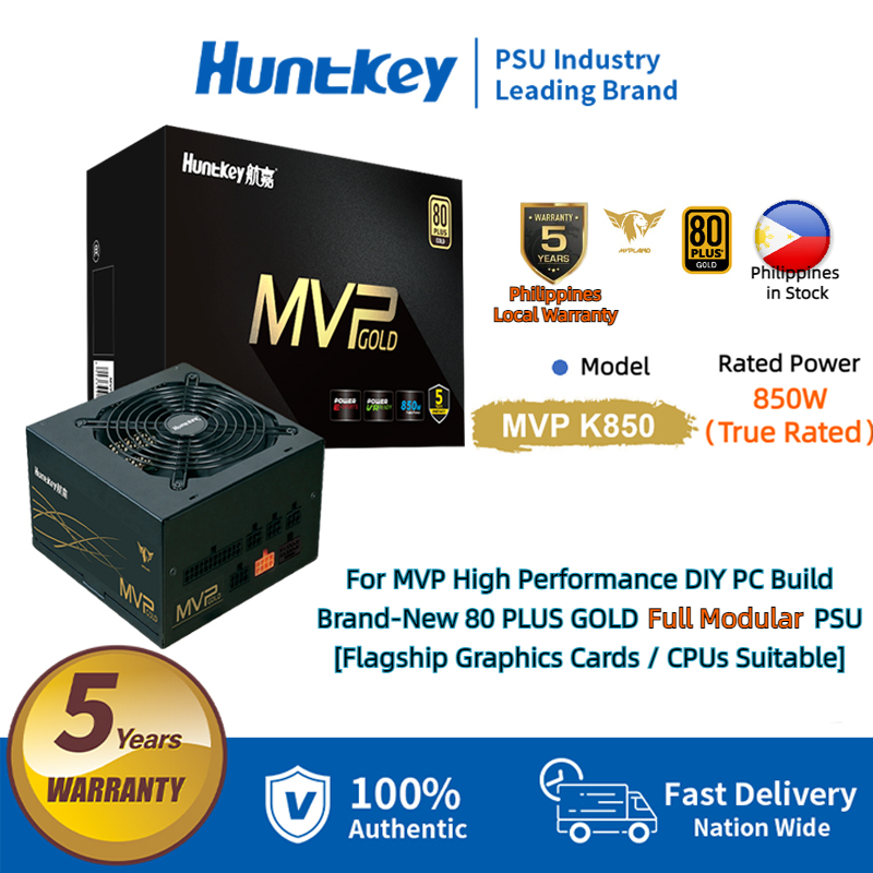 Huntkey 750W/850W Full Modular Low-Noise ATX Power Supply Unit– ATX 3.1 & PCIe 5.1 Compliant ...