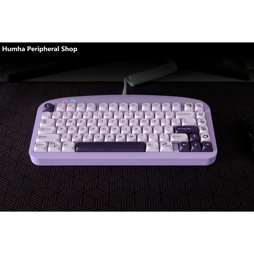Humha Lavender keycap Dye-Sublimation PBT Material MA profile ...