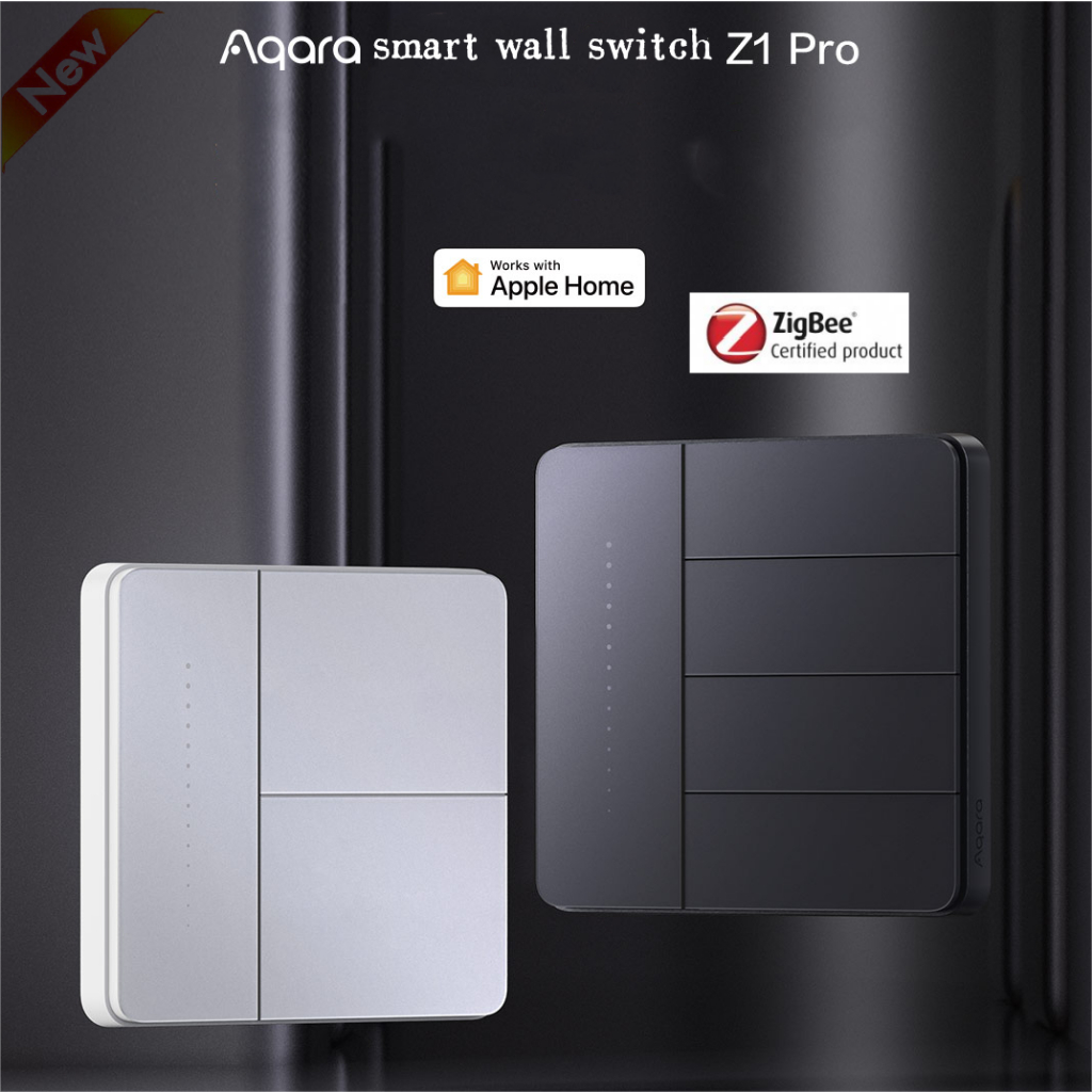 AqaraSmart Wall Switch Z1pro work with apple homekit zigbee | Shopee Philippines