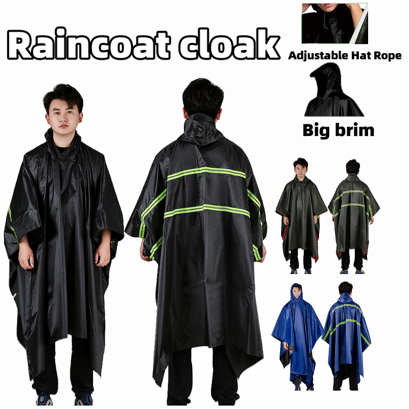 Motorcycle raincoat Poncho reflective raincoat wear-resistant thick ...