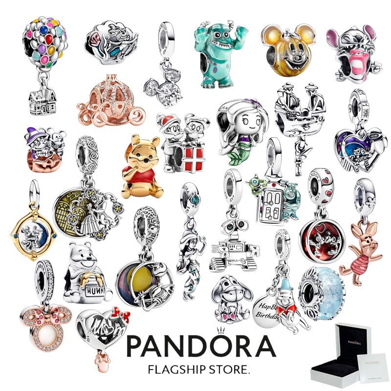 100% PANDORA genuine S925 sterling silver jewelry bracelet pendant ...
