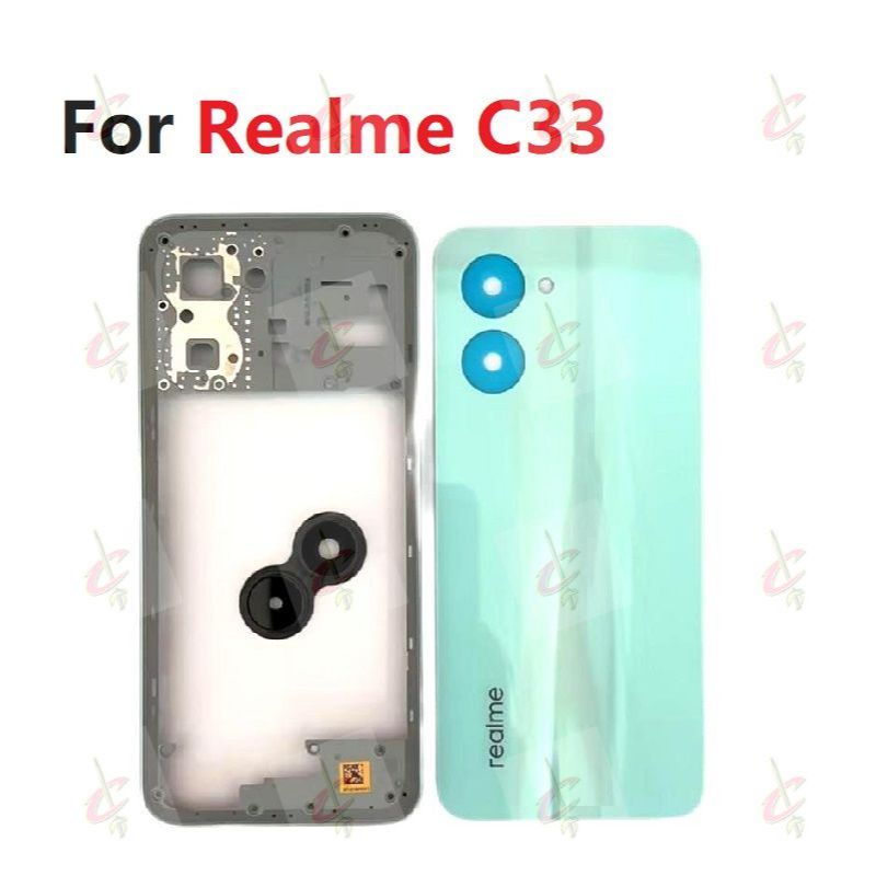 Back cover housing For Realme C33 2023 Middle frame | Shopee Philippines