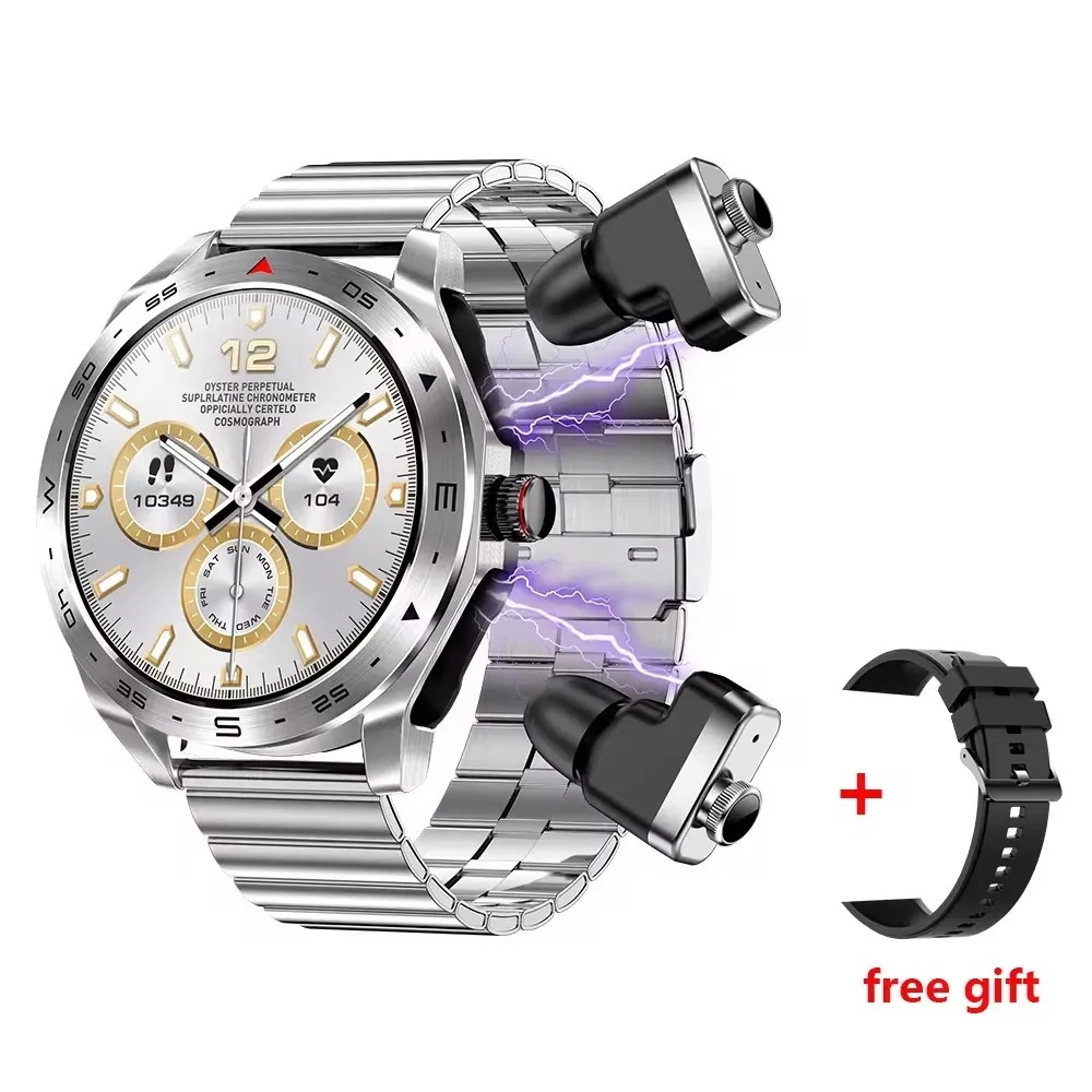 T95 Headset Smart watch With Earbuds TWS Bluetooth Call Music Control ...