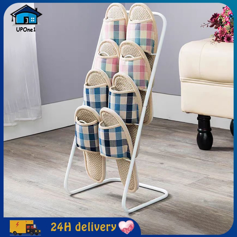 Metal Slipper Shoe Rack Multi-level Shoe Organizer Rack Indoor Creative ...