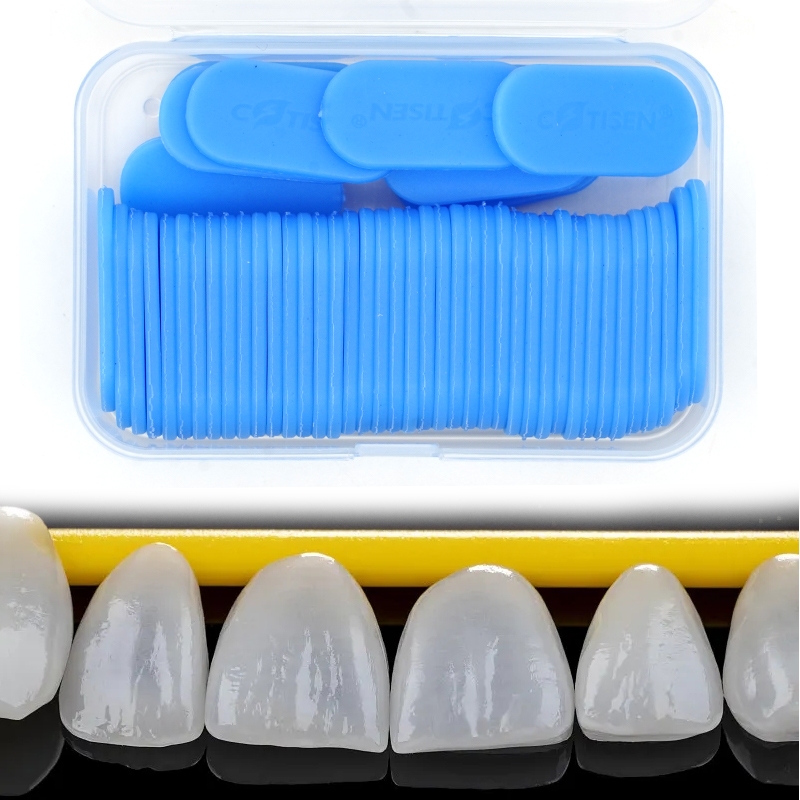50Pcs Dental Thermoplastic Sheet Temporary Crown Molding Material Base ...