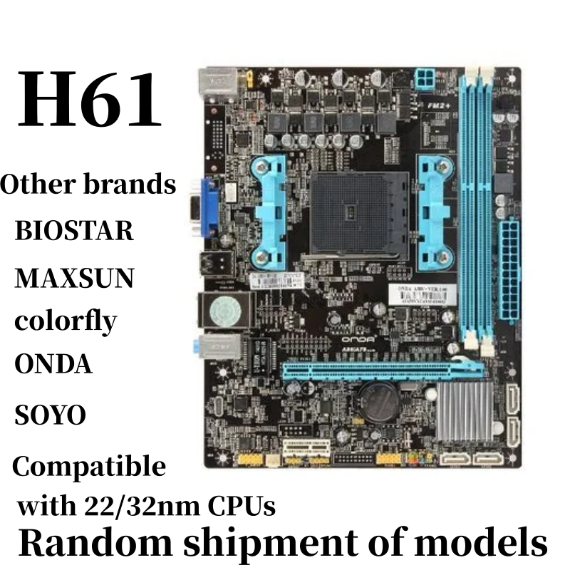 Used Gigabyte ASUS LGA1155-pin H61 P61 B75 Z68 Z77 desktop computer ...