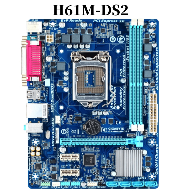 Used Gigabyte ASUS LGA1155-pin H61 P61 B75 Z68 Z77 desktop computer ...