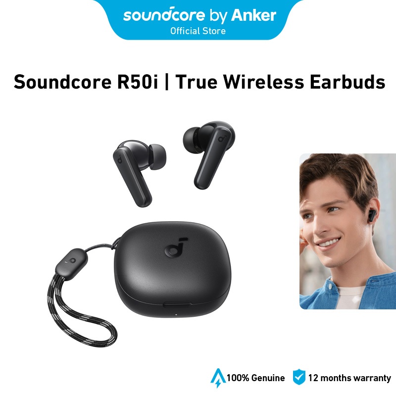 Soundcore by Anker R50i True Wireless Earbuds, Big Bass, Bluetooth 5.3 ...