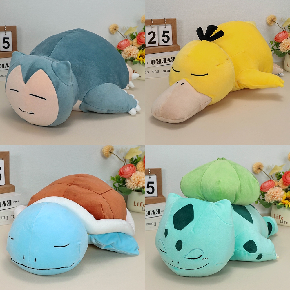42-57cm Pokemon Plush Toy Psyduck Snorlax Dragonite Squirtle Bulbasaur ...