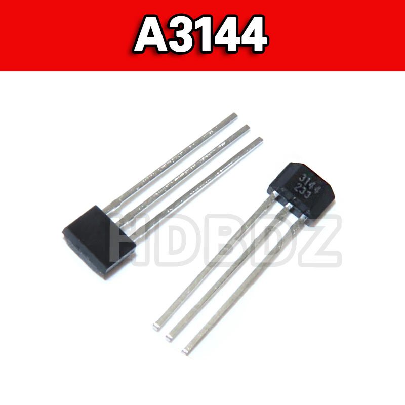 50pcs A3144 3144 Hall sensor brushless motor electric motor TO-92 IC ...