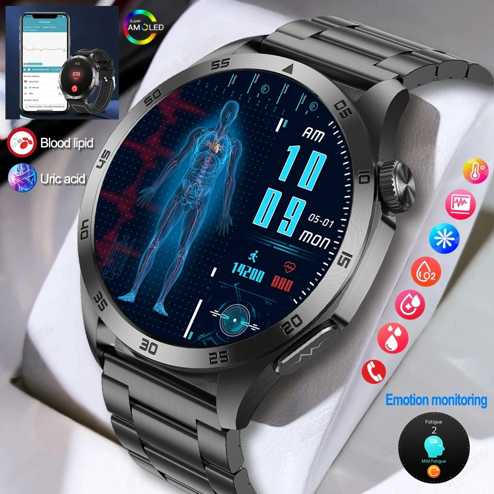 ET485 Pro Max Smart Watch Men Emotion detection 466*466 AMOLED Screen ...