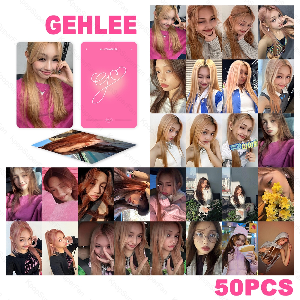 [In stock] 50pcs UNIS we unis Laser holographic lomocards lomocard photocard Hyeonju Elisia ...