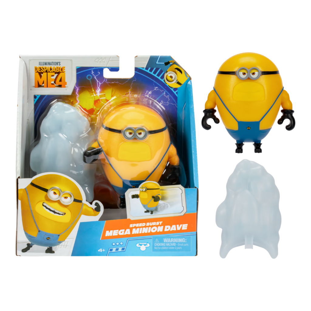 Despicable Me 4 Toys Super Minion Action Figure Super Powerful Dave ...