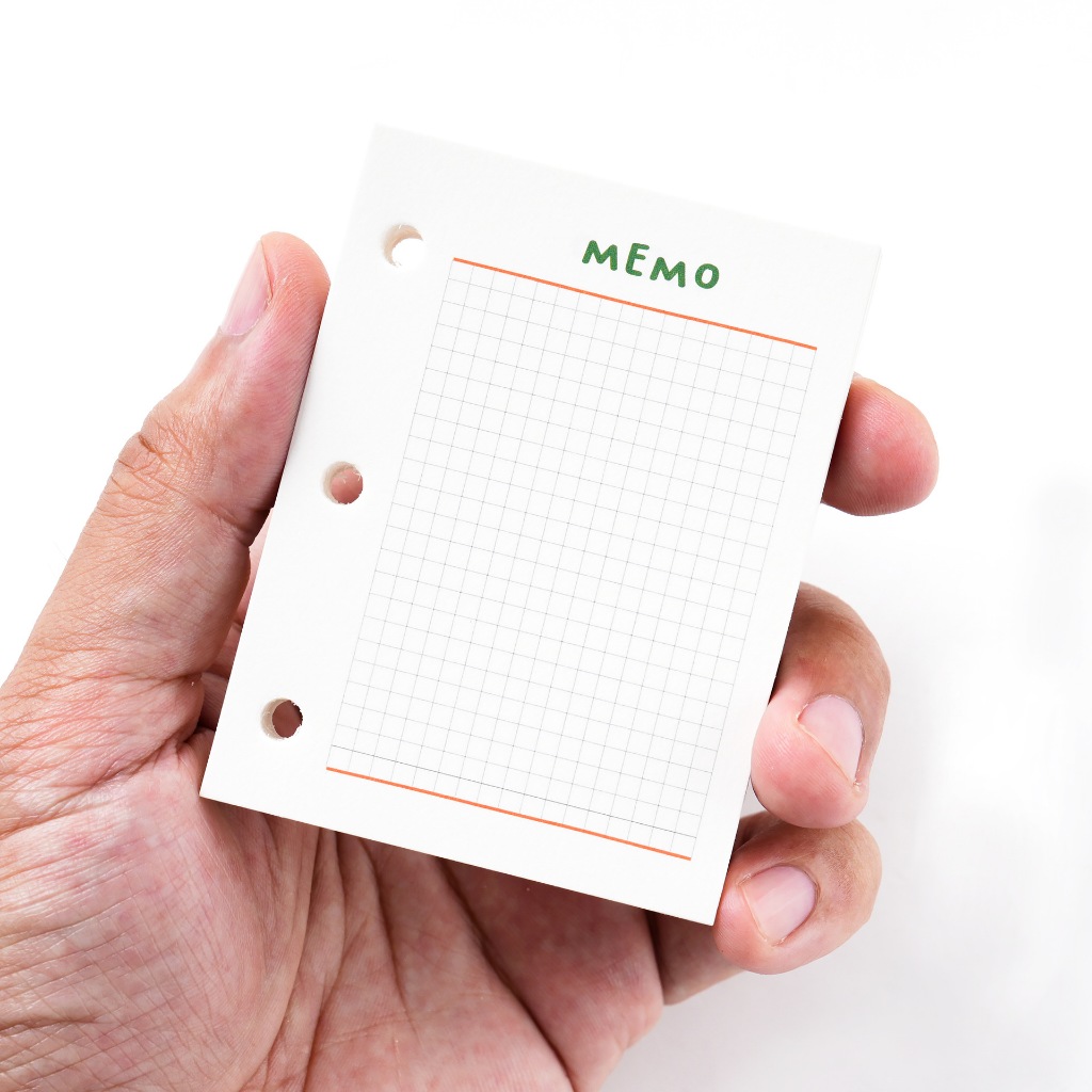 Fourth Festival Stationery 3-Hole Binder Handbook Inner Page Mini ...