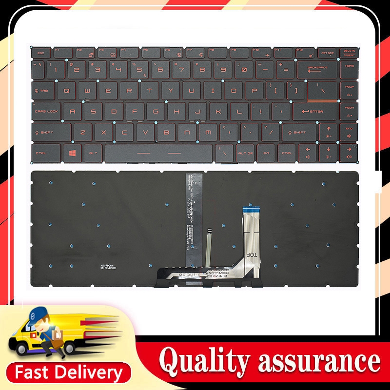 Brand-New Laptop keyboard For MSI GS65VR GF65 GF63 PS63 PS42 8RD/E MS ...