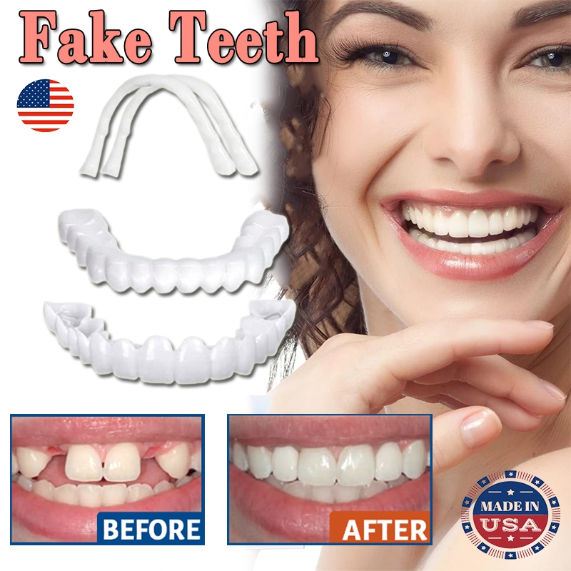 Dentures Silicone Teeth Whitening Artificial beauty denture smile ...