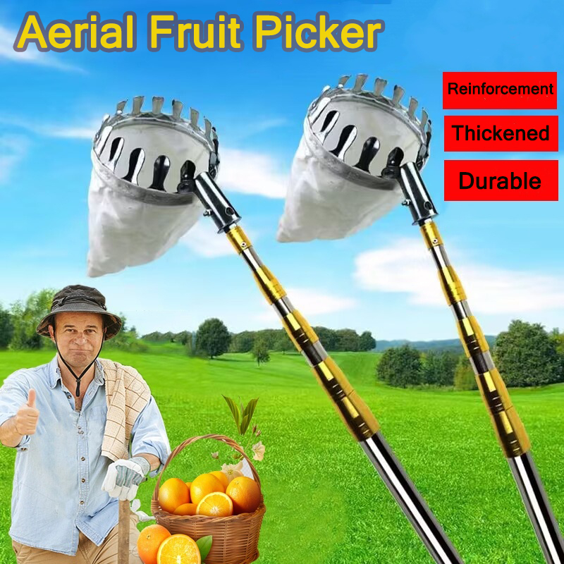 Fruit picker convenient quick High-altitude Telescopic Fruit Picker ...