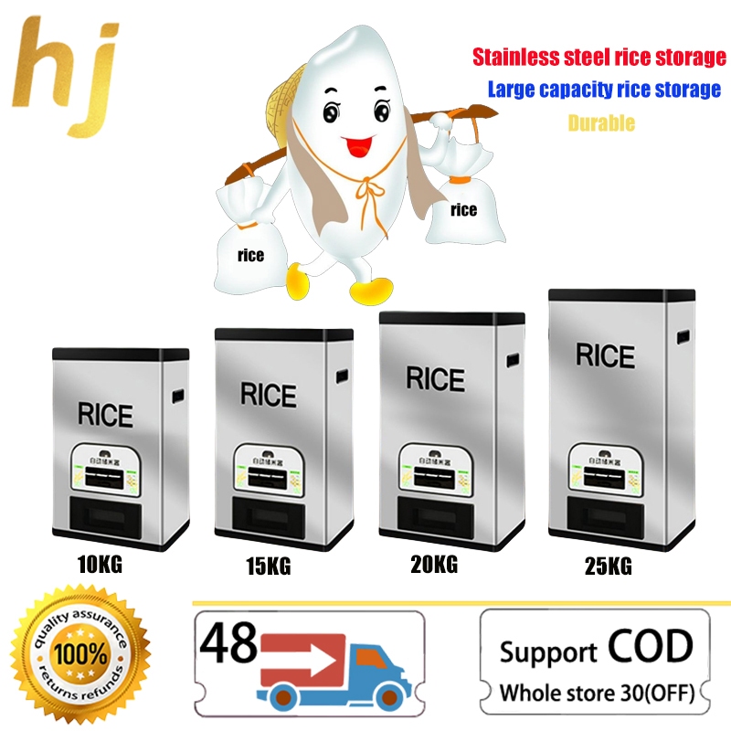 Stainless steel rice machine automatic rice storage device household ...
