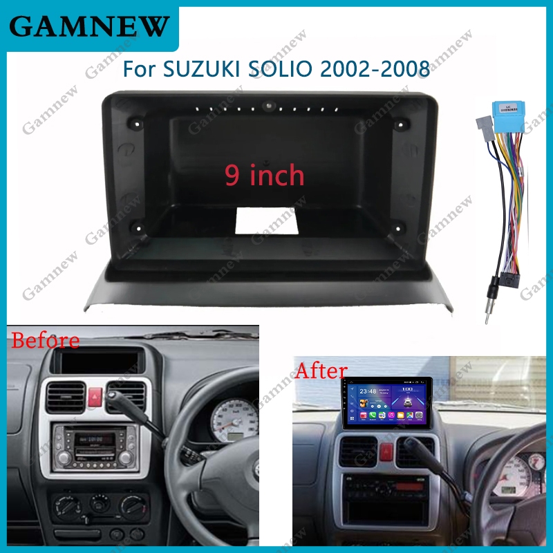 9 Inch Car Frame Fascia Adapter Android Radio Dash Fitting Panel Kit ...