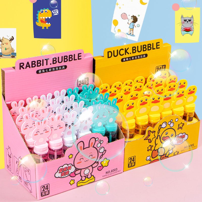 JSDKE Unbreakable Rabbit Bubble toys Wand Small Mini Bubble Machine ...