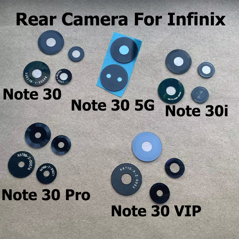 For Infinix Note 30 30i Pro VIP 4G 5G Rear Camera Glass Lens Back ...